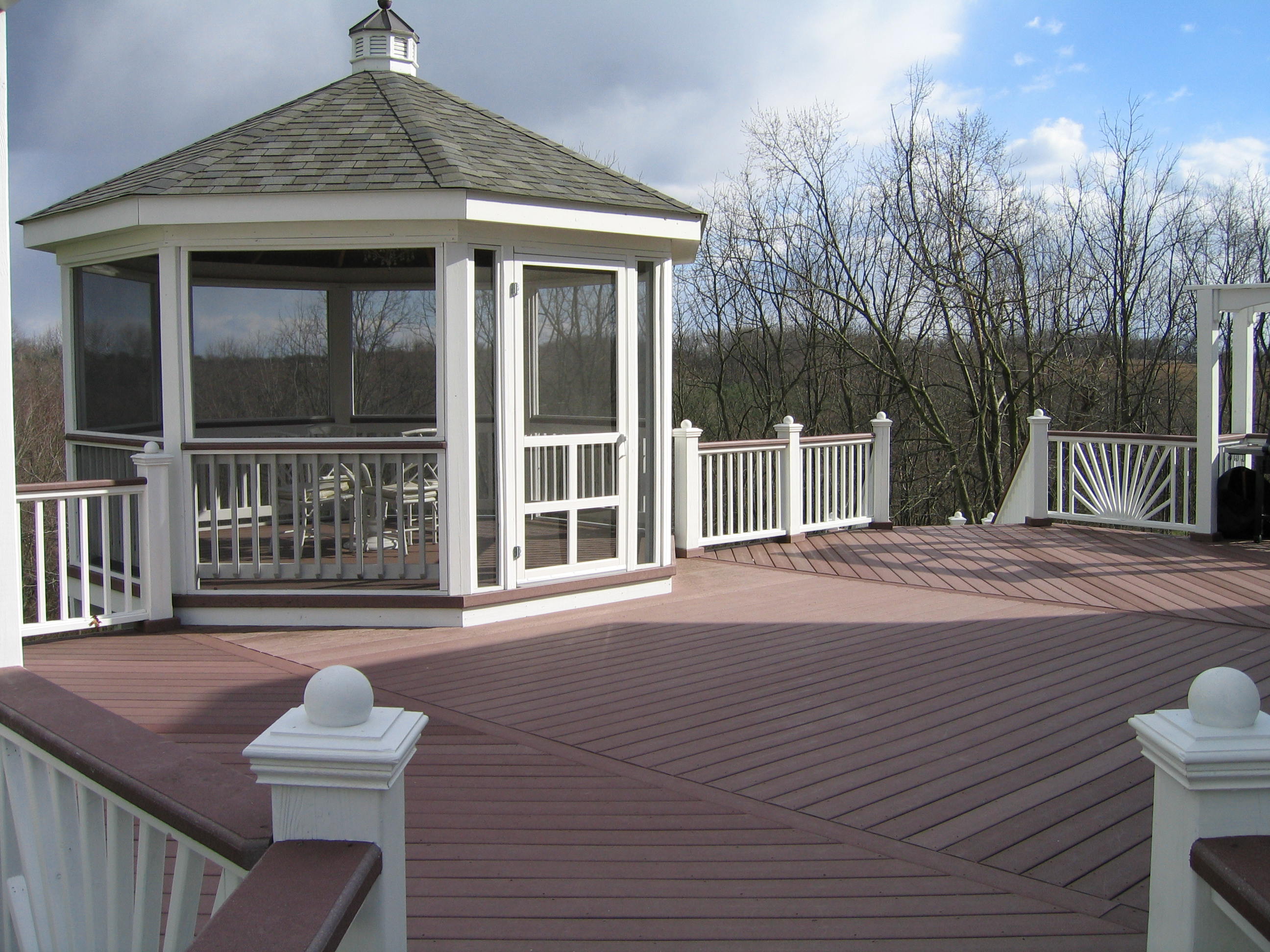 Raised Decks With Gazebo